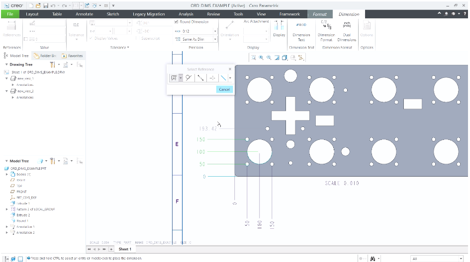 Did you know about improvements in Creo for placement of ordinate ...