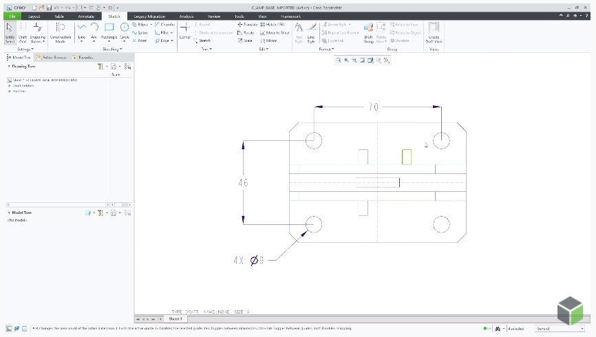 Did you know about the new Create Draft View in PTC Creo 8? – Punditas