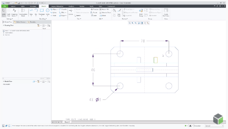 Did you know about the new Create Draft View in PTC Creo 8? – Punditas