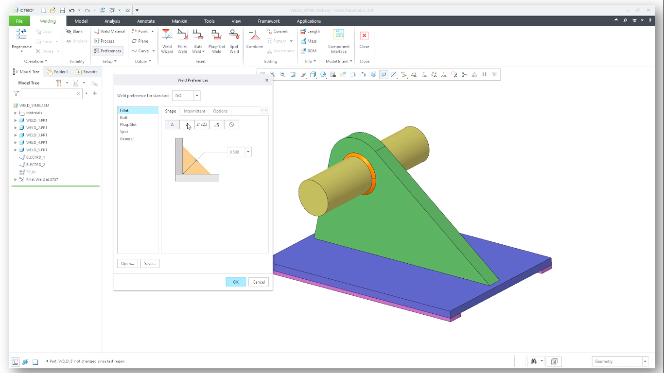 What is ISO fillet weld feature in PTC Creo? – Punditas