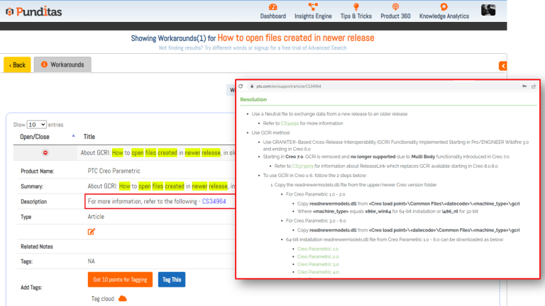 How can files created in a newer release of Creo Parametric be opened ...