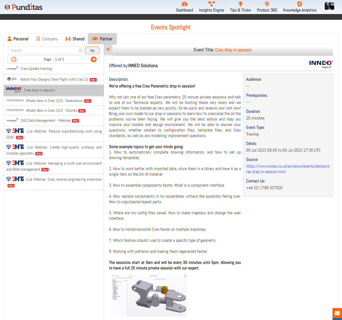 Discover the Latest Creo Events with Punditas AI’s “Event Spotlight ...
