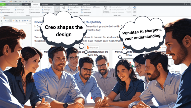 Creo shapes the design. Punditas AI sharpens your understanding – Punditas